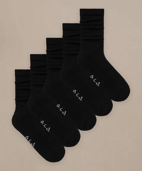 Amazing Bamboo Classic Socks in Black BAM - 5 Pack | Bamboofeet