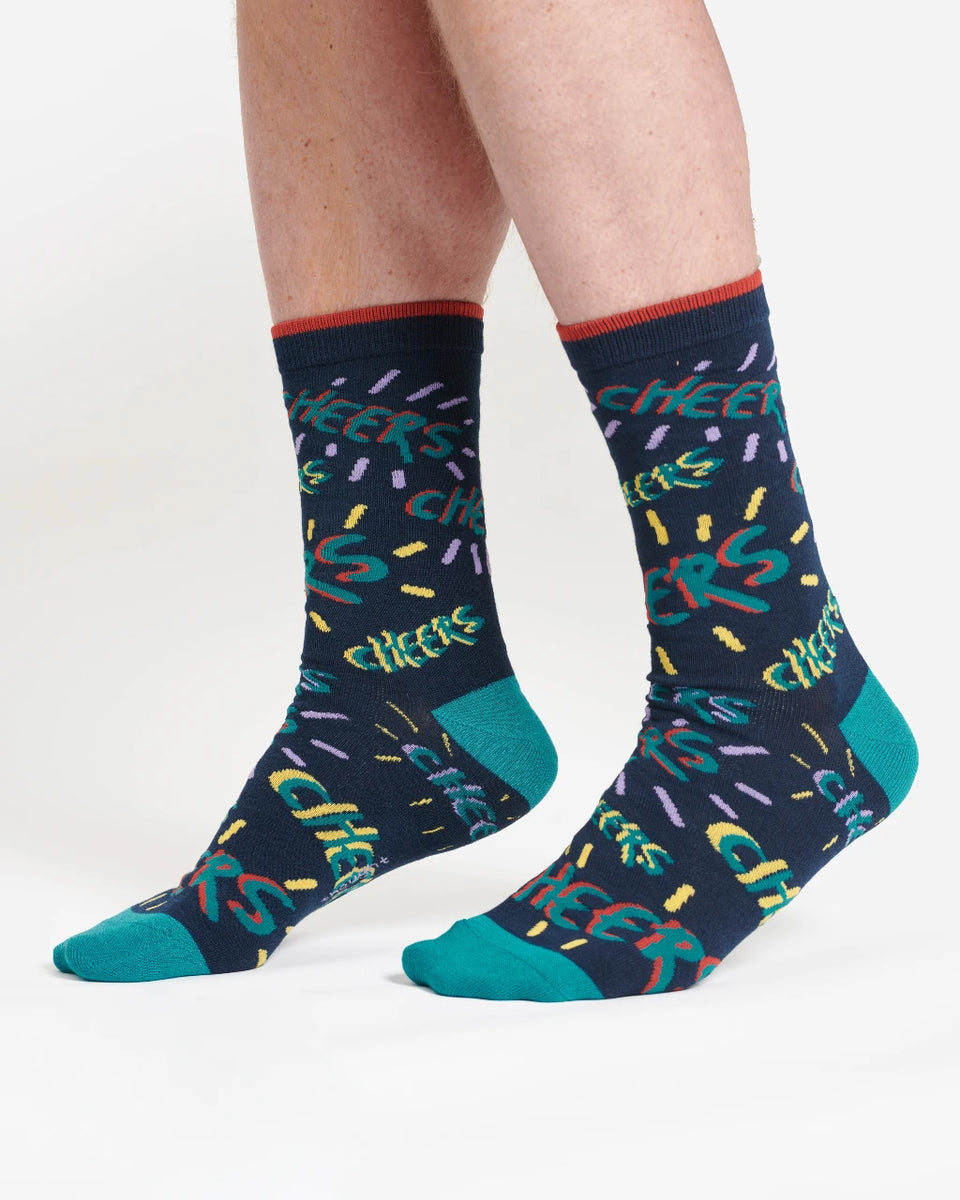 Celebrate Bamboo Sock 3 Pack Gift Set by Thought Size 7-11 | Bamboofeet